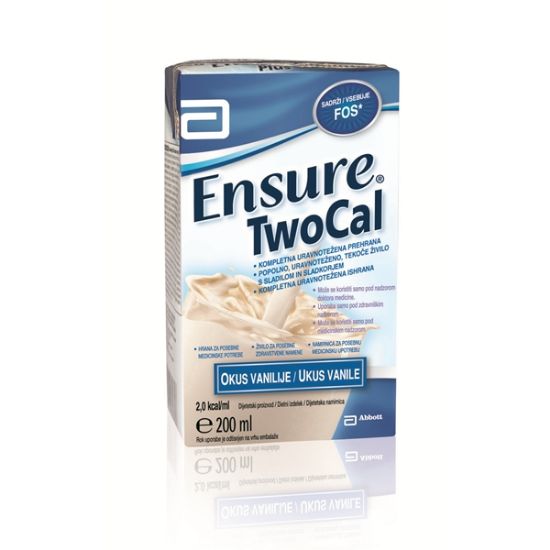 Ensure TwoCal 2,0 kcal/ml vanilija, tetrapak 200 ml | Celjske lekarne