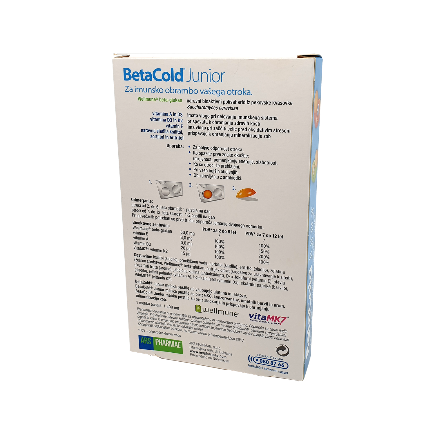 Betacold Junior pastile - Za odpornost otrok | Celjske lekarne