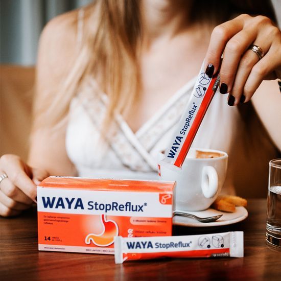 WAYA StopReflux, vrečice (peroralna suspenzija), 14 vrečic | Celjske ...